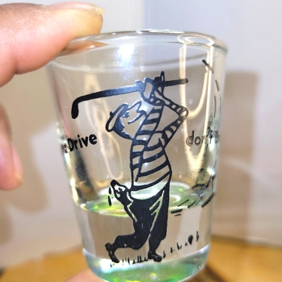 Source Unknown | Other | Vintage Golfers Shot Glass | Poshmark